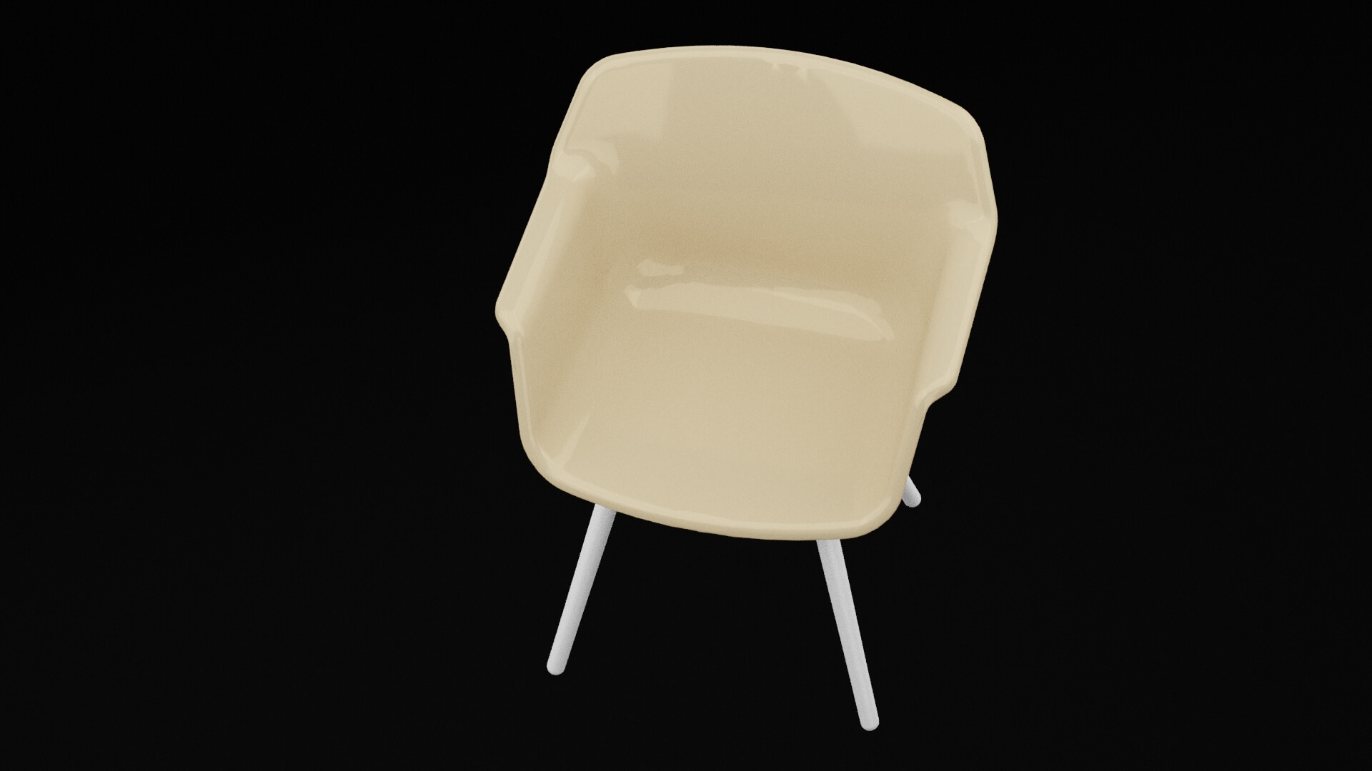 Plastic Chair - 3D Model by thedazking