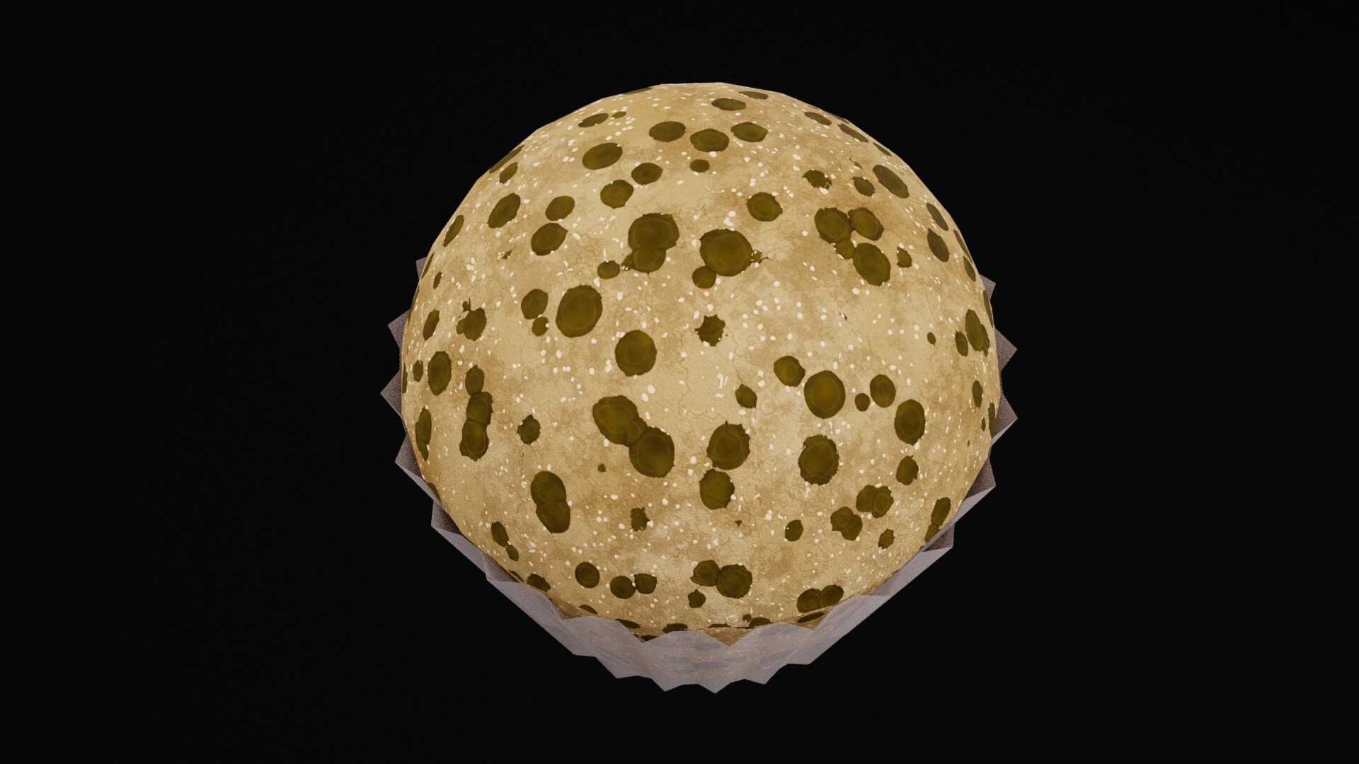 Chocolate Chips Muffin - 3D Model by thedazking