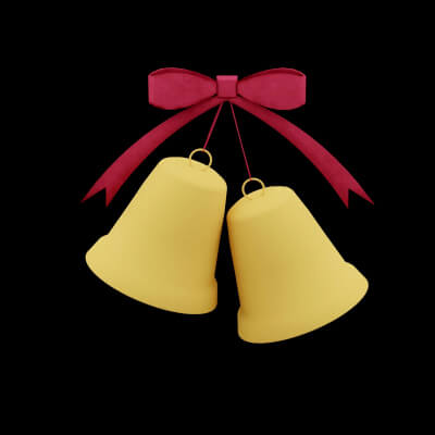 Christmas Bell - 3D Model by thedazking