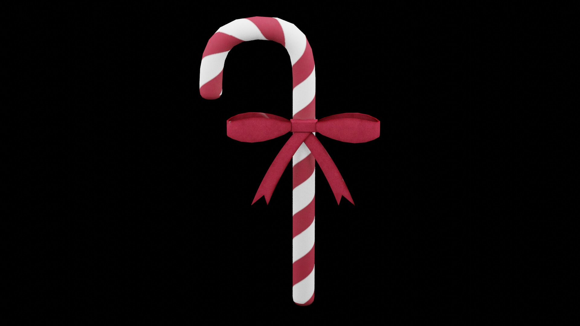 Christmas Candy Cane - 3D Model by thedazking