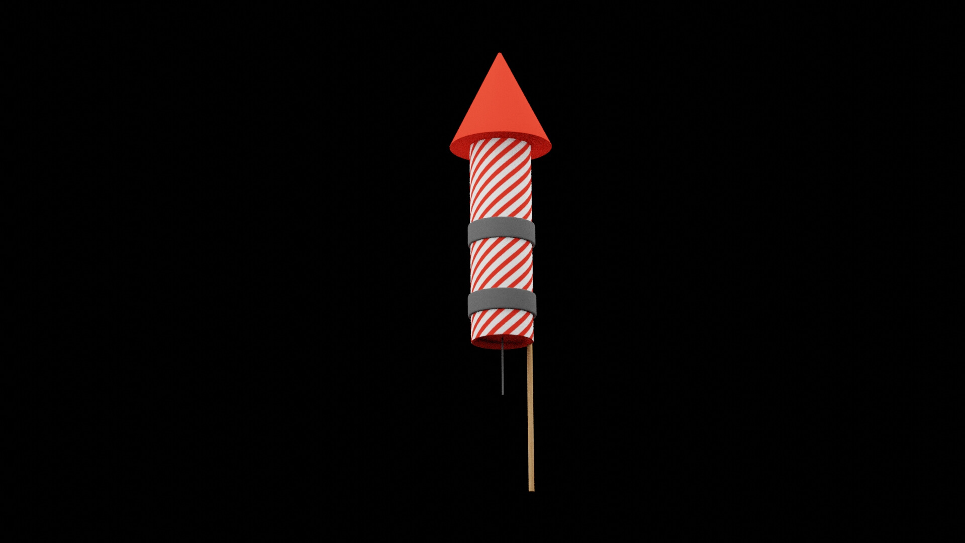 Christmas Firework - 3D Model by thedazking