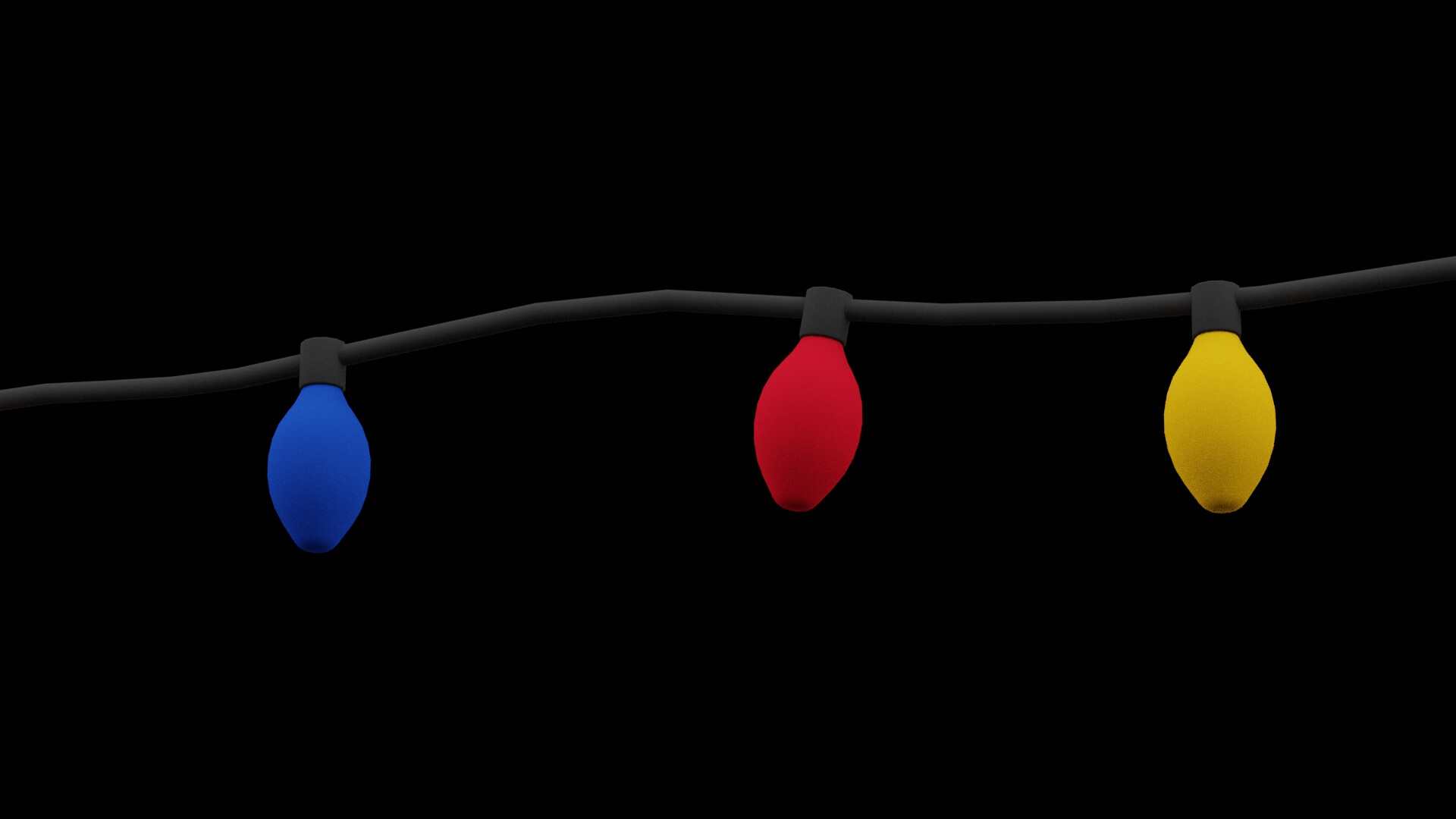 Christmas Lights - 3D Model by thedazking