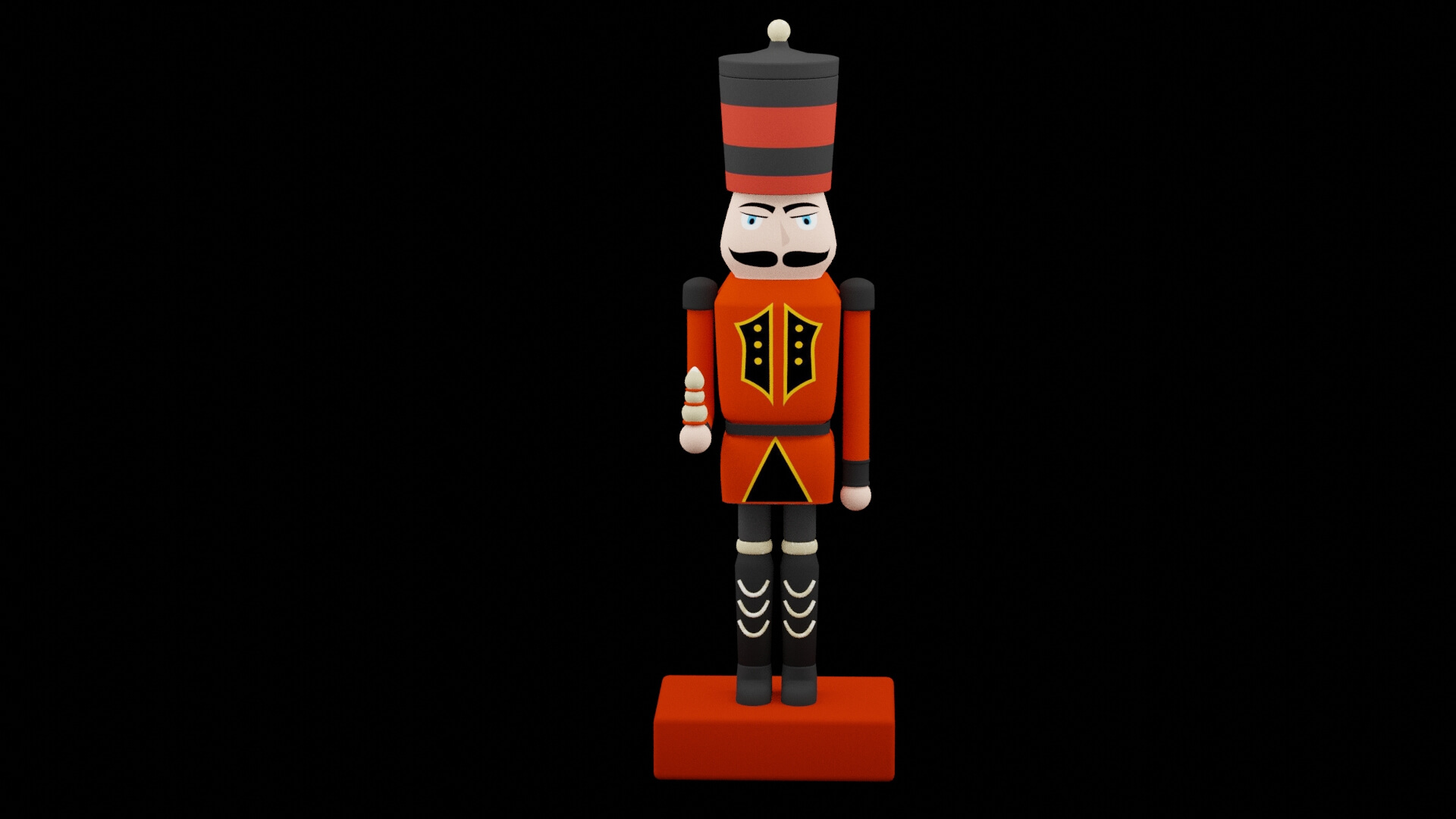 Christmas Nutcracker - 3D Model by thedazking
