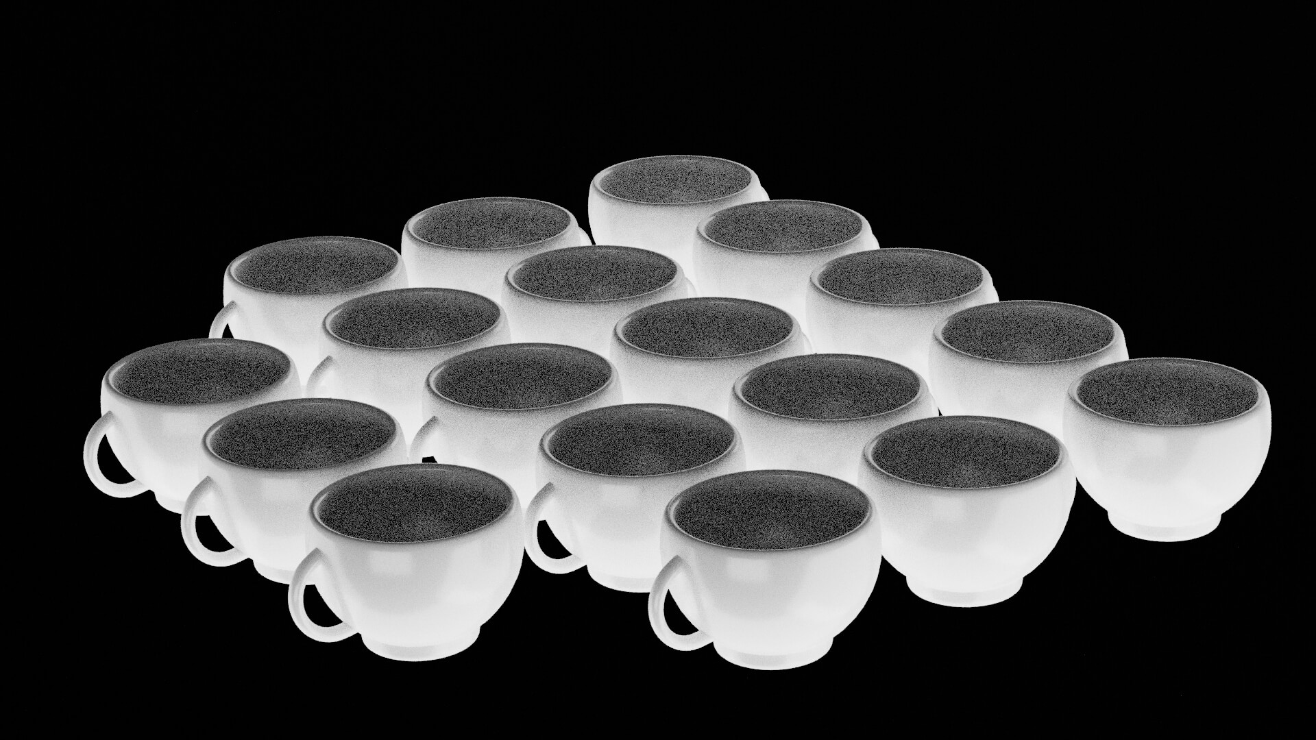 Classic Coffee Mugs - 3D Model by thedazking