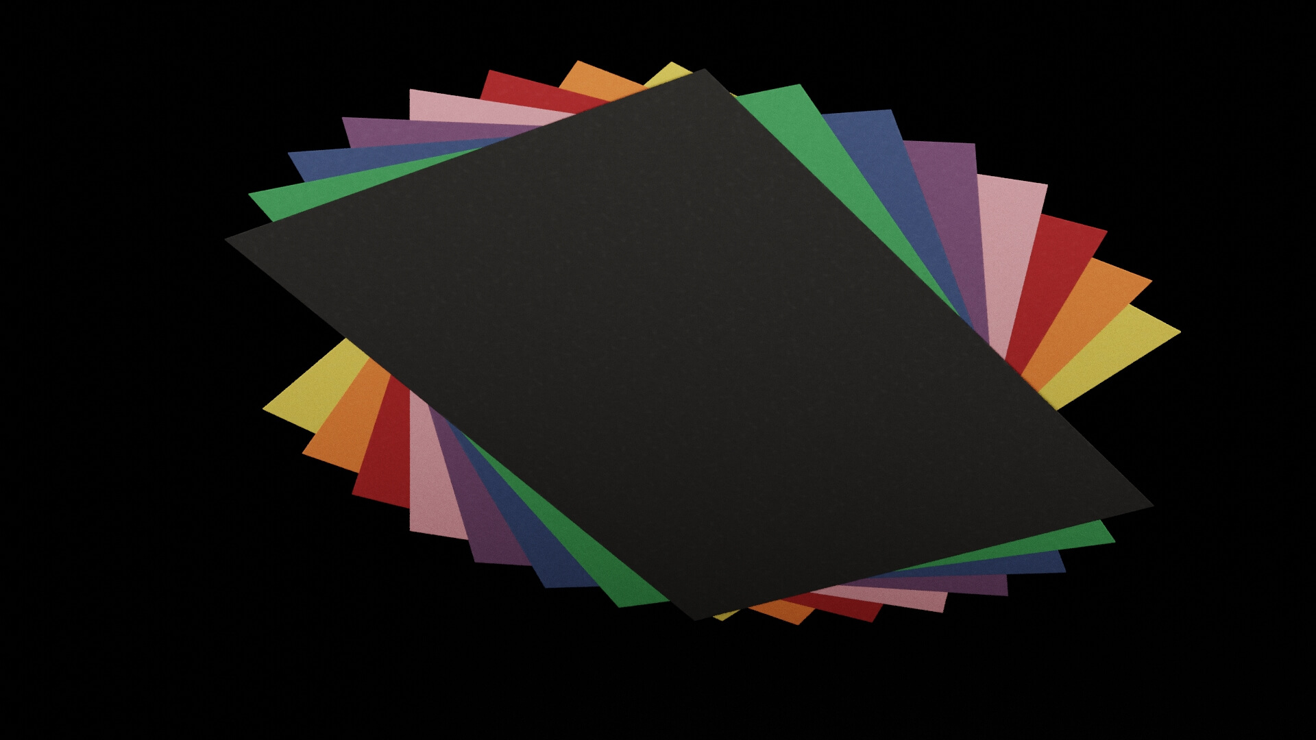 Colored Construction Paper - 3D Model by thedazking