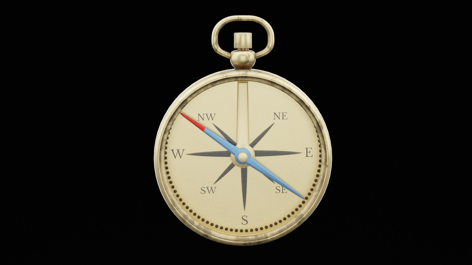 Navigational Compass - 3D Model by thedazking