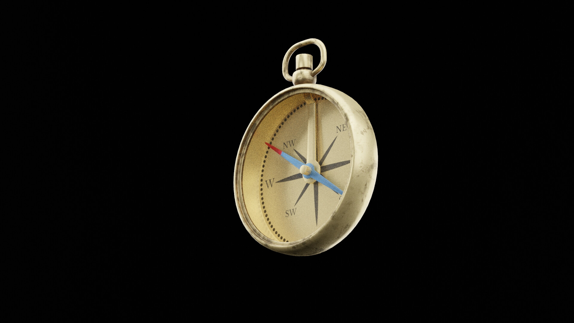 Navigational Compass - 3D Model by thedazking
