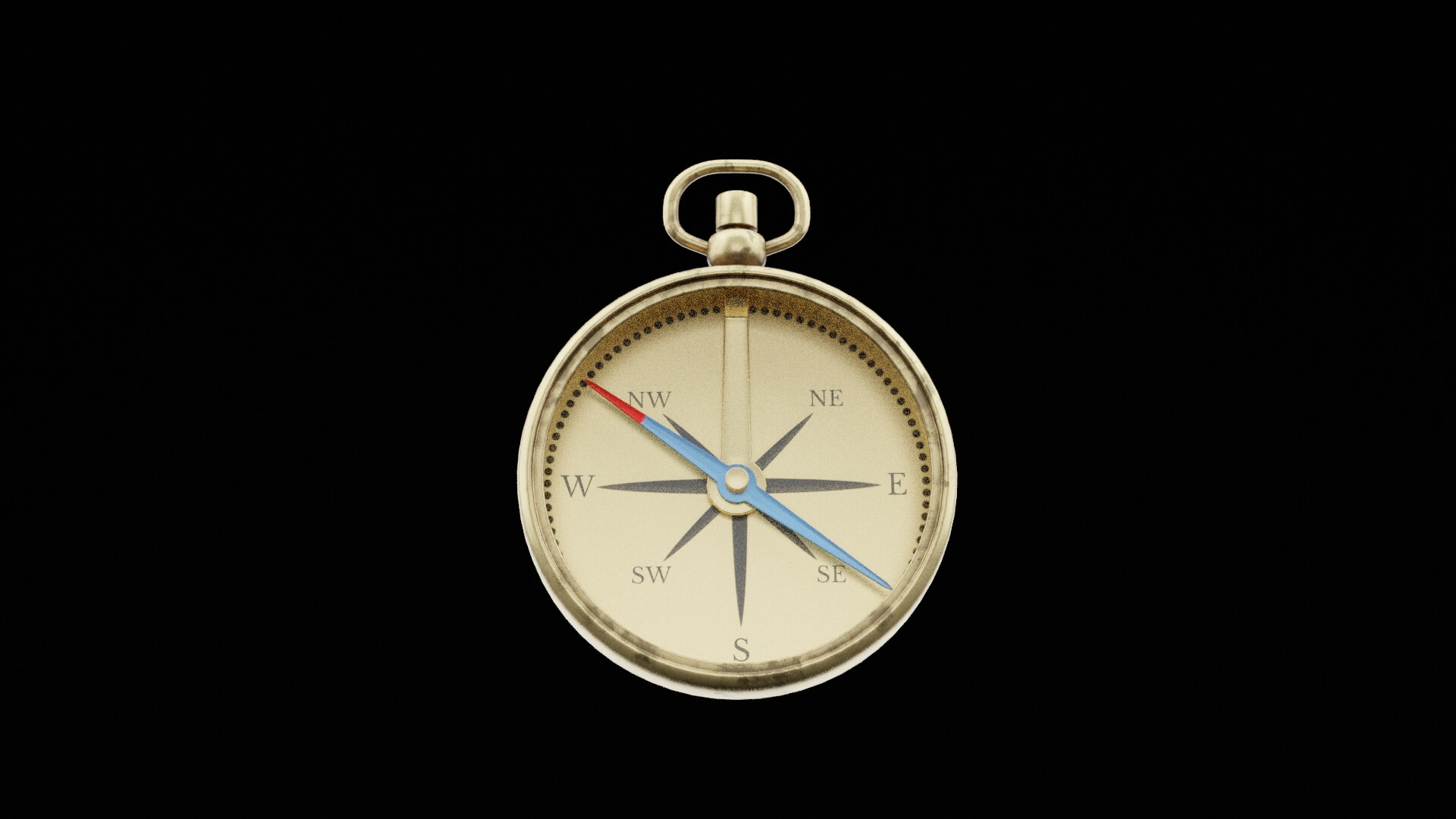 Navigational Compass - 3D Model by thedazking