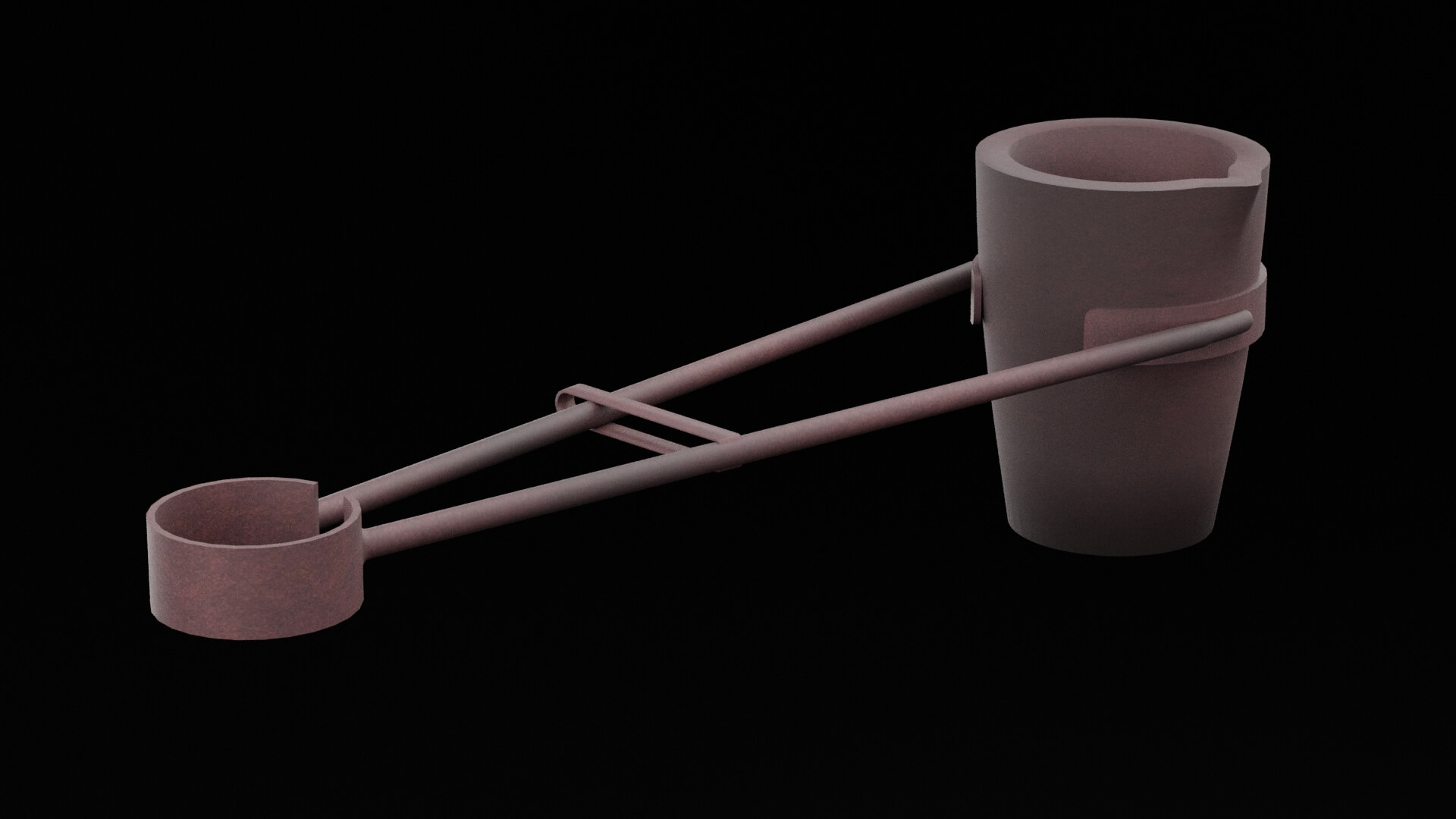 Crucible Tongs - 3D Model by thedazking
