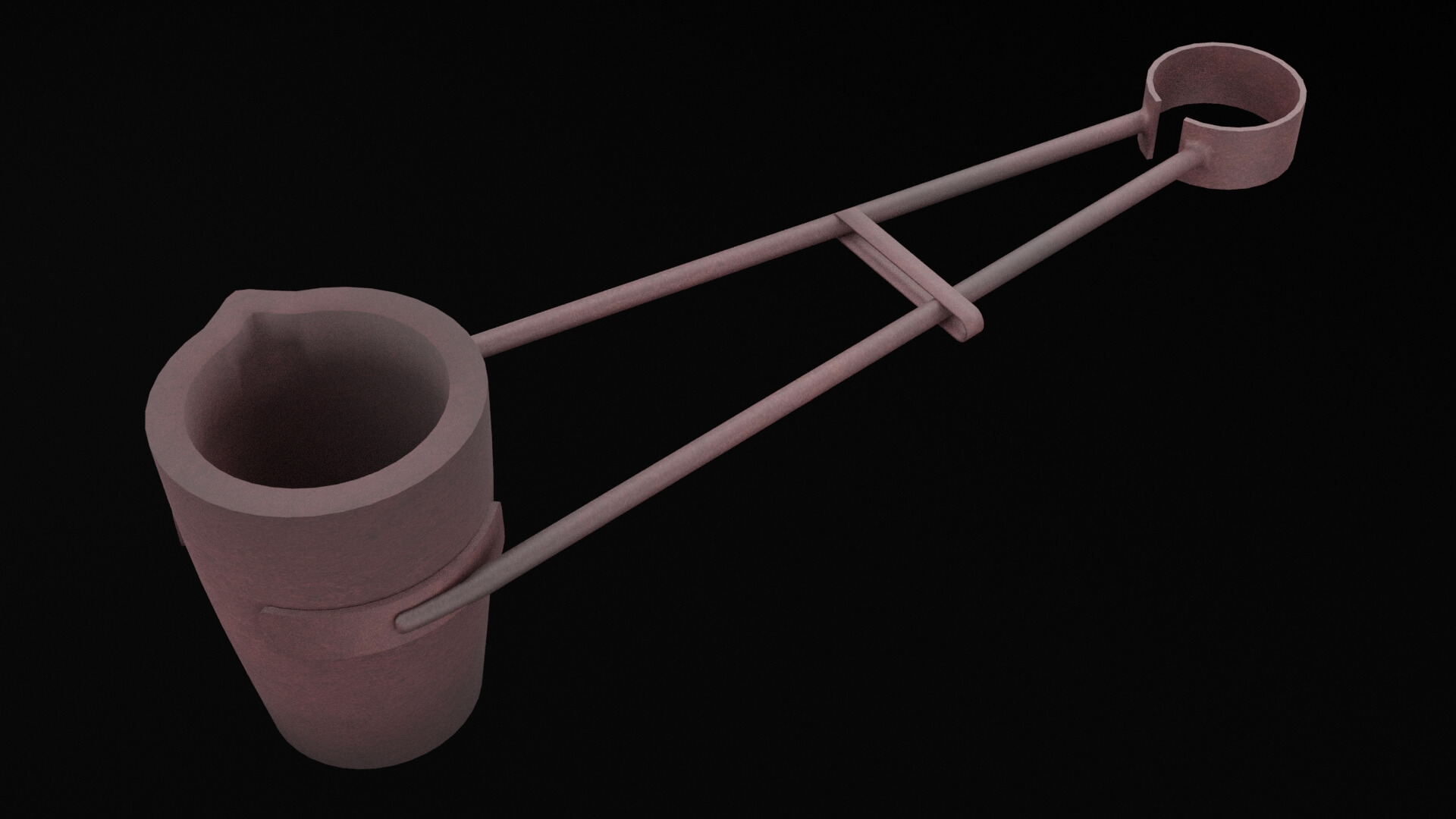 Crucible Tongs - 3D Model by thedazking