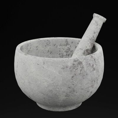 Crushing Bowl - 3D Model by thedazking
