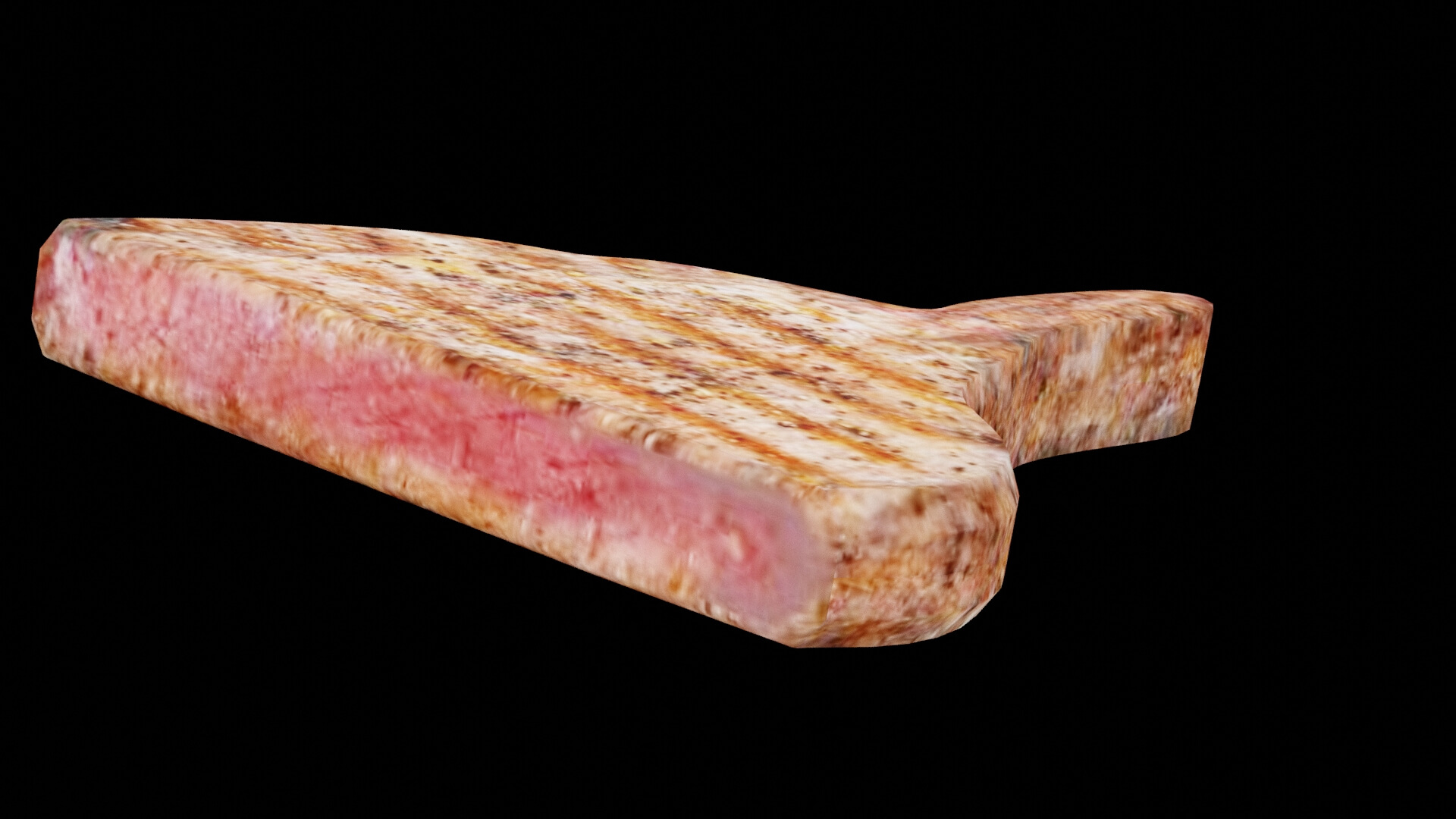 Cut Rib of Beef - 3D Model by thedazking
