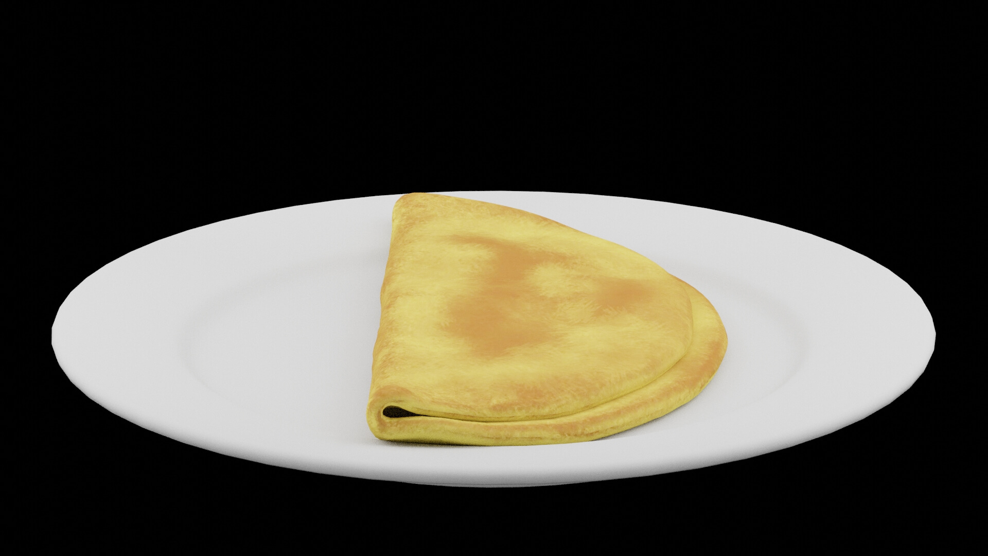 Egg Omellette - 3D Model by thedazking