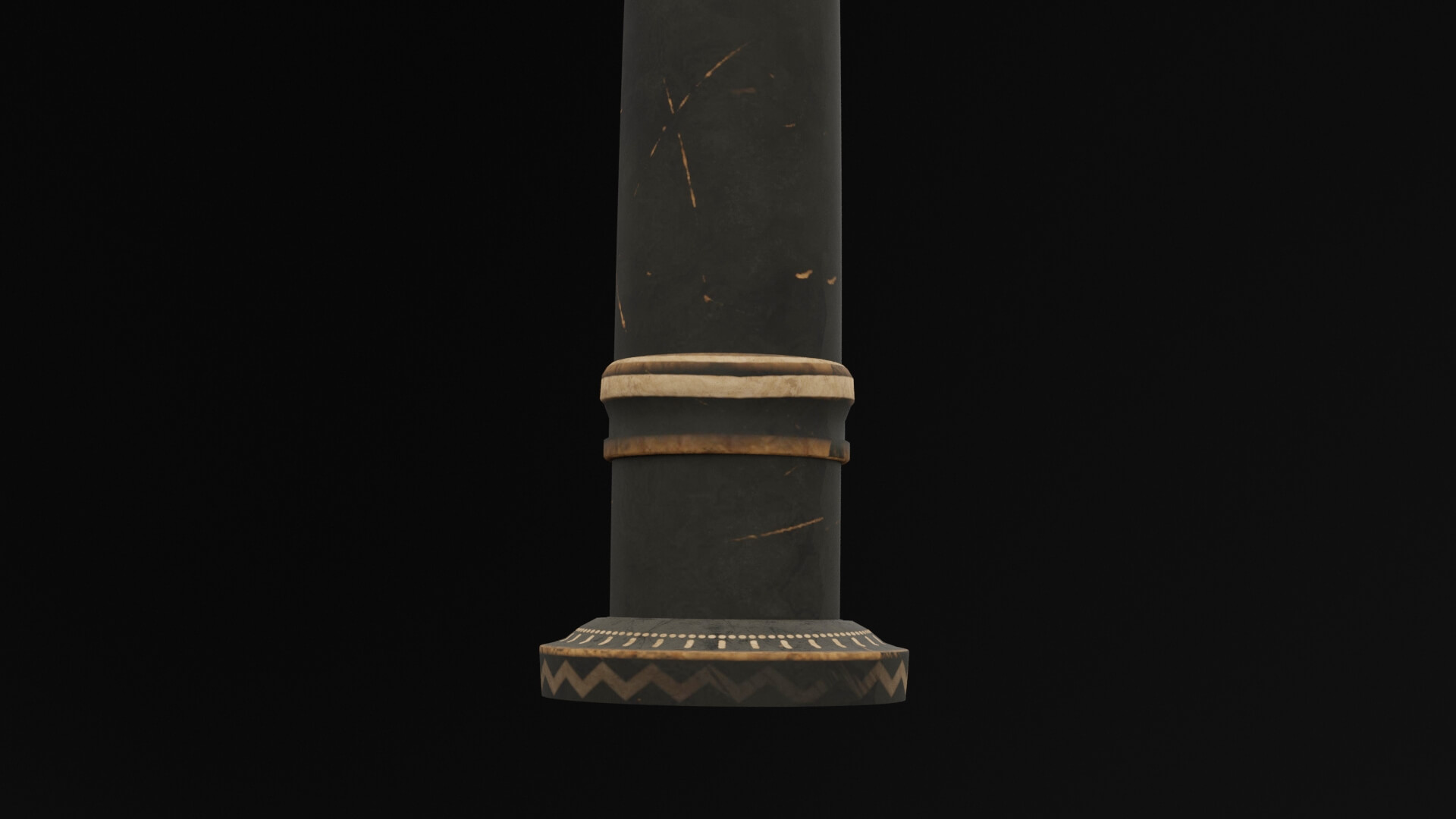 Egyptian Ancient Column - 3D Model by thedazking