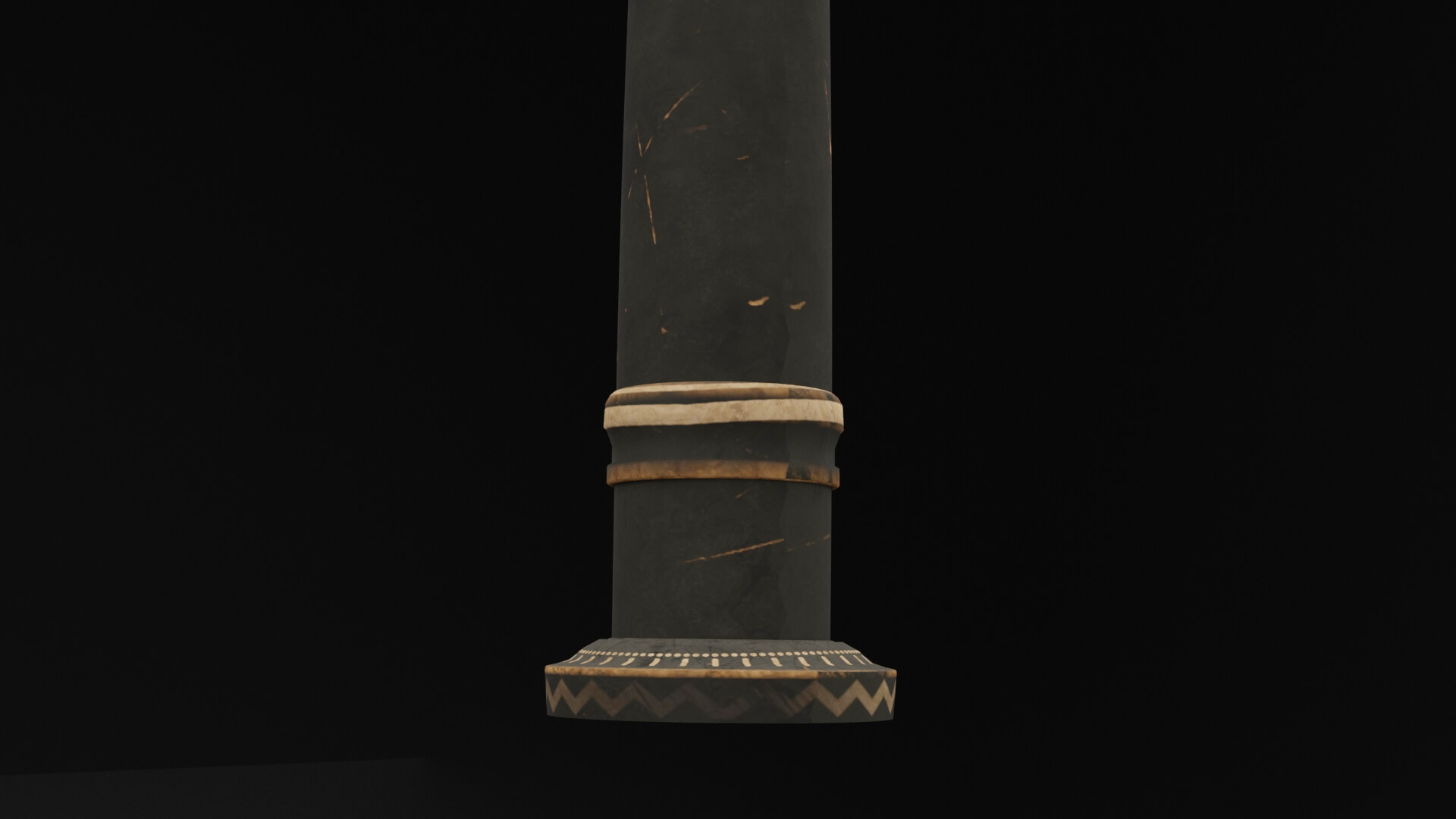 Egyptian Ancient Column - 3D Model by thedazking