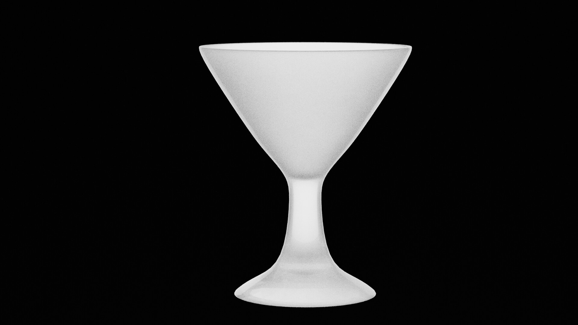 Elegant Glass Cup - 3D Model by thedazking