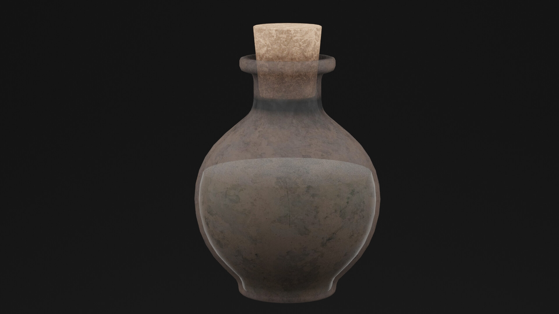 Elixir Potion Bottle - 3D Model by thedazking