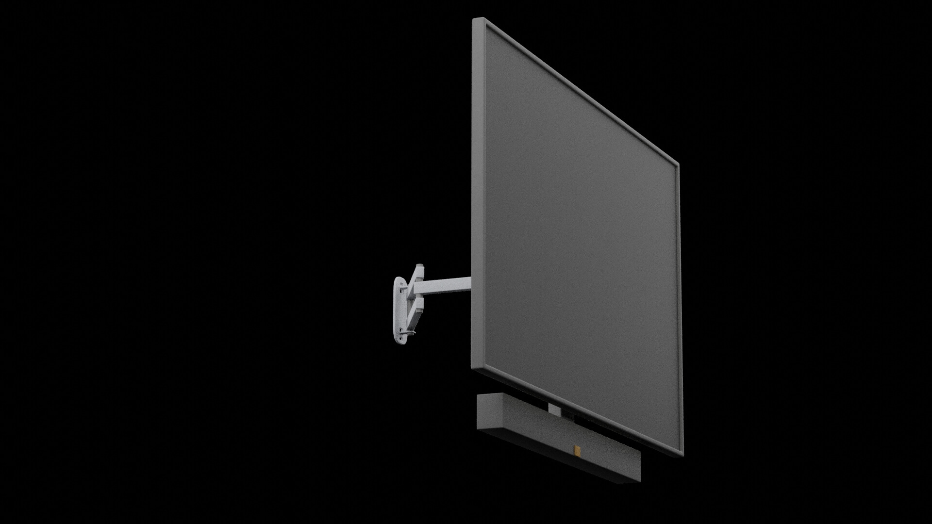 Flat Screen TV - 3D Model by thedazking