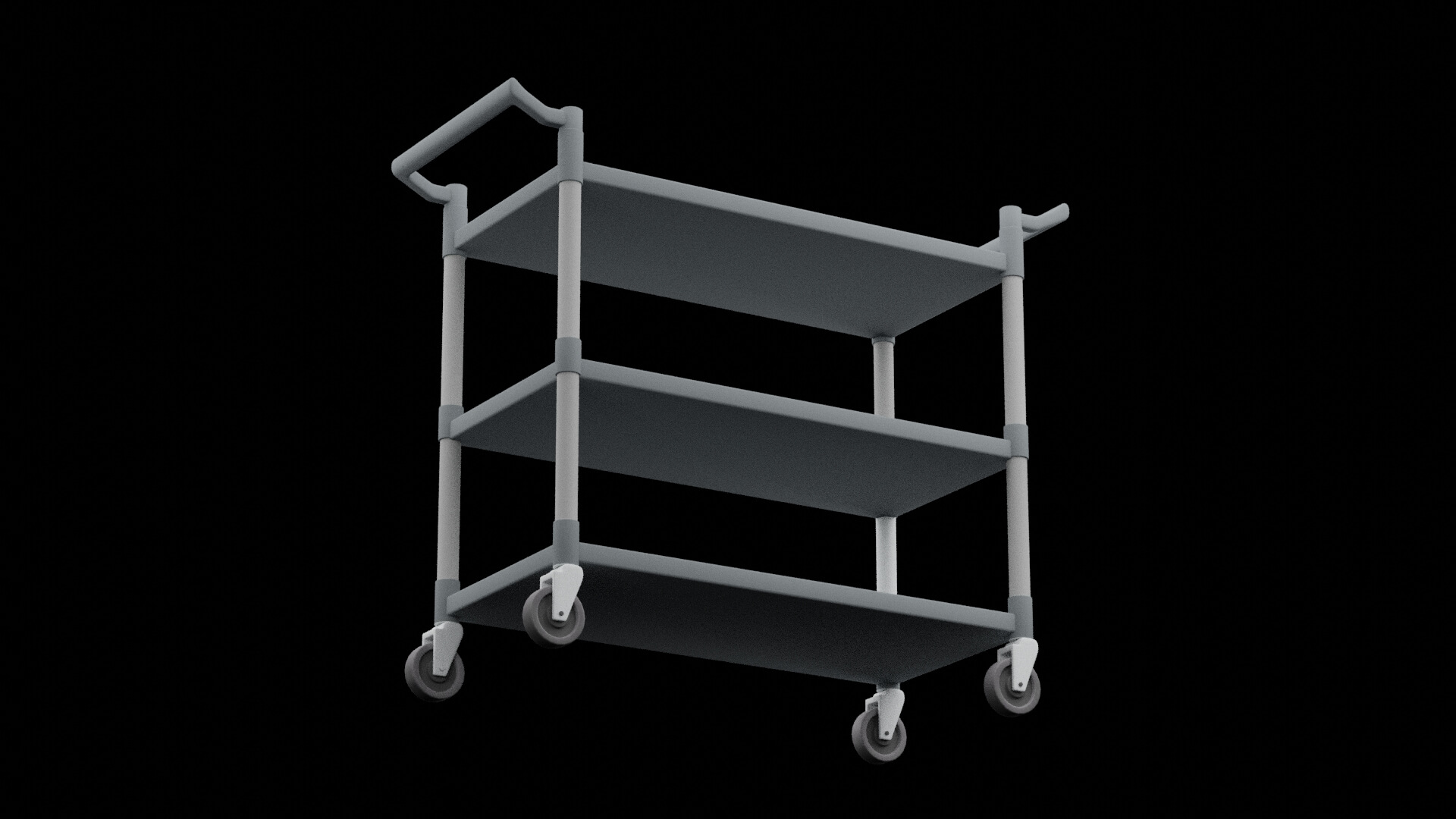 Food Trolley - 3D Model by thedazking