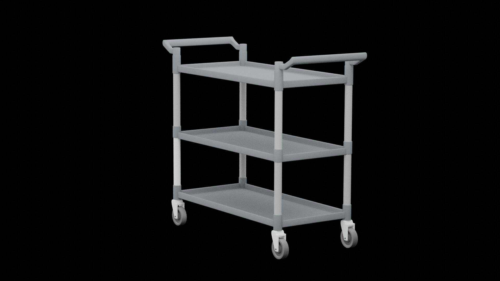 Food Trolley - 3D Model by thedazking