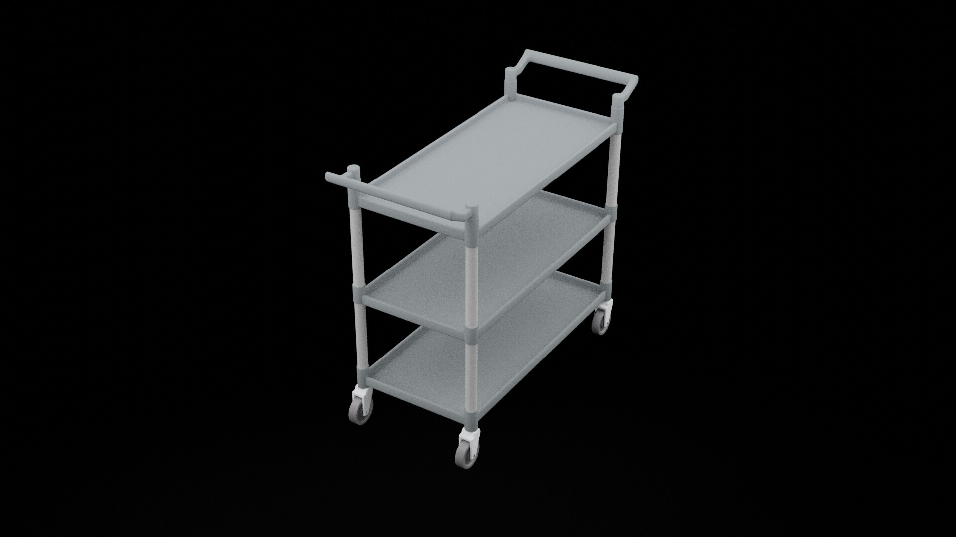 Food Trolley - 3D Model by thedazking