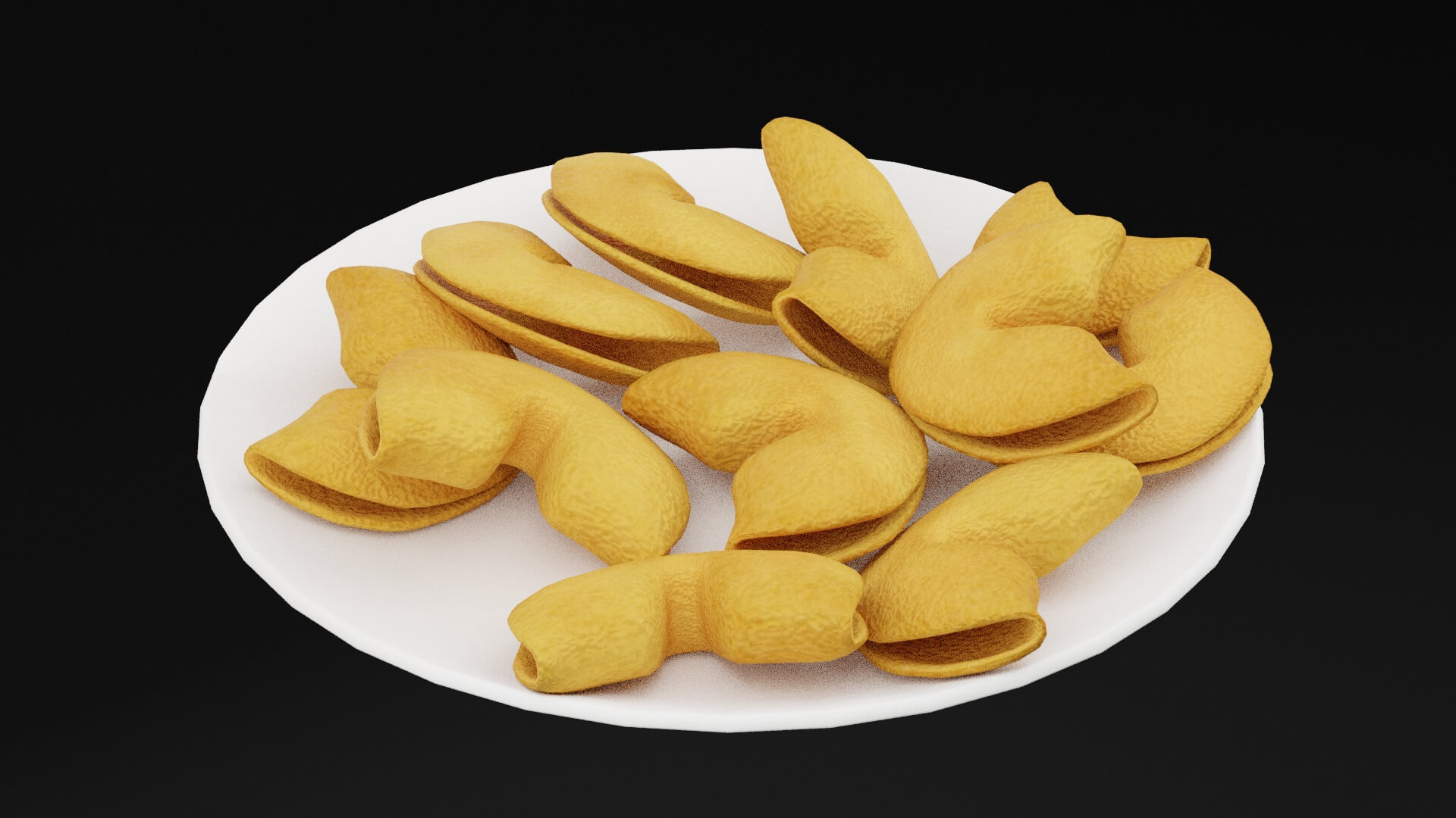 Fortune Cookies - 3D Model by thedazking