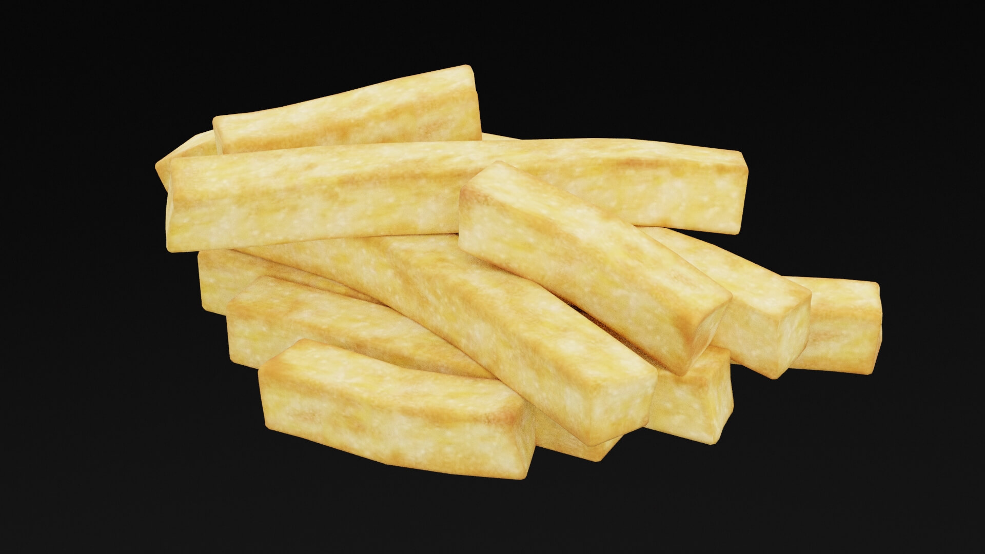 French Fries - 3D Model by thedazking