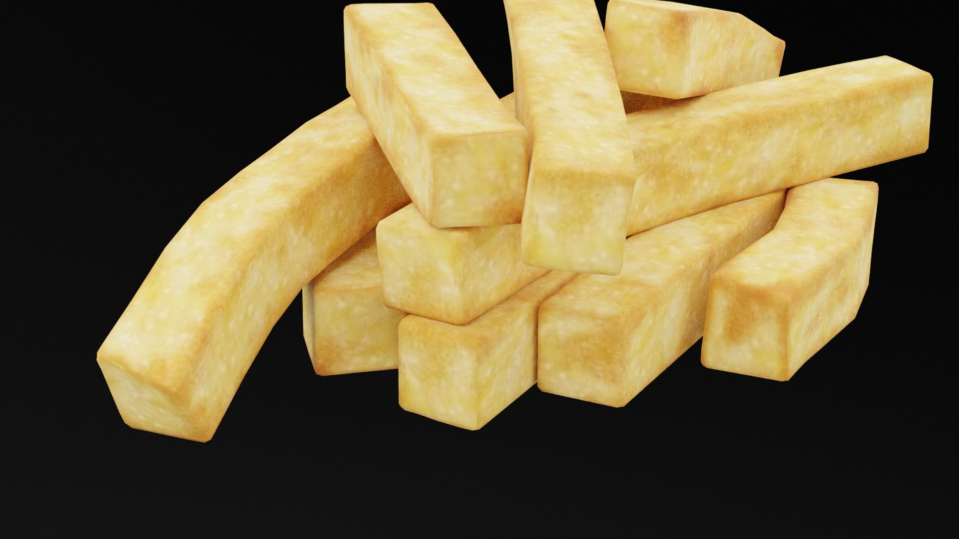 French Fries - 3D Model by thedazking