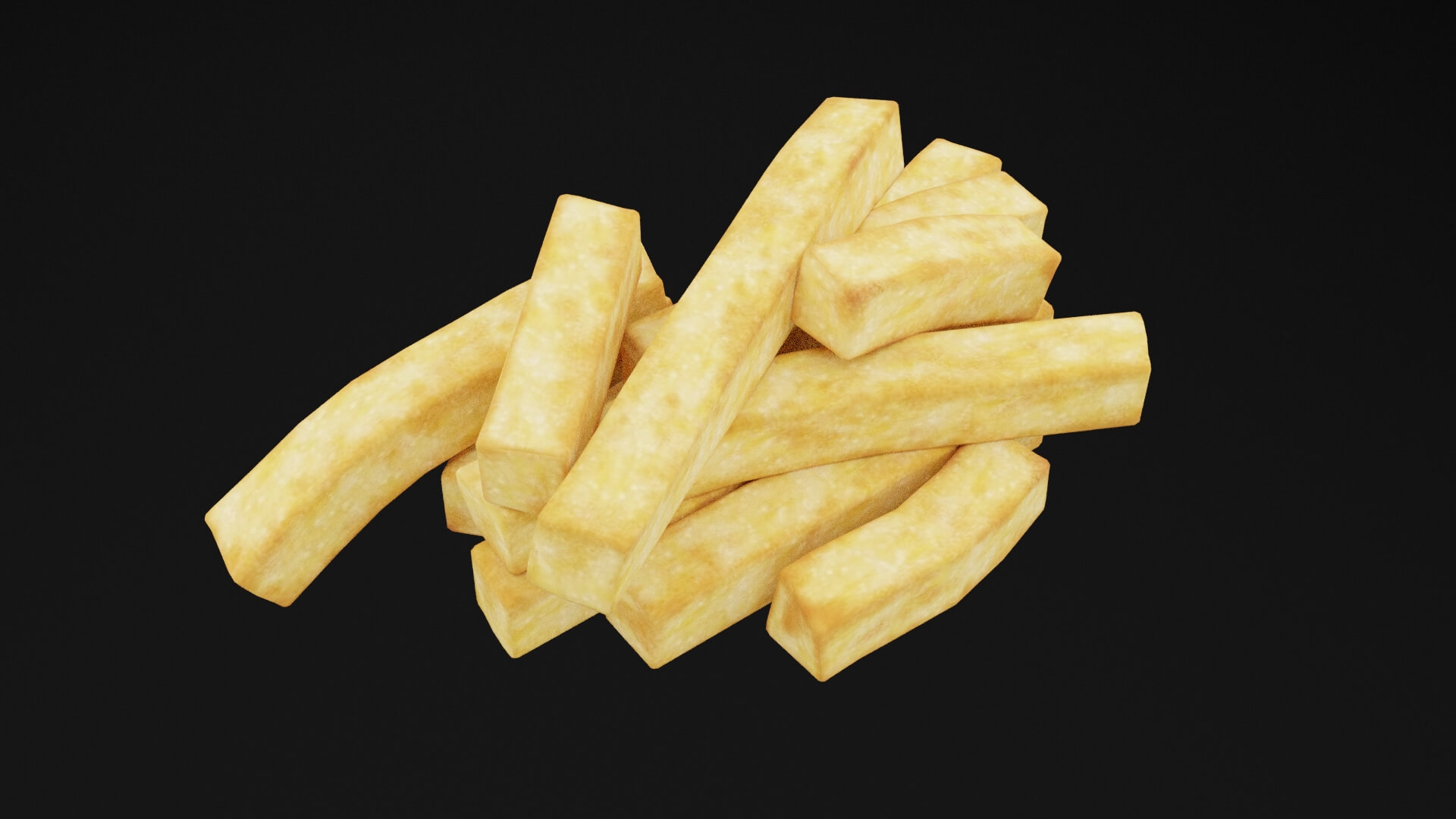 French Fries - 3D Model by thedazking
