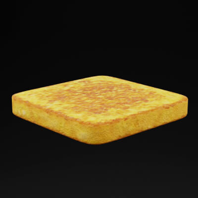 French Toast - 3D Model by thedazking