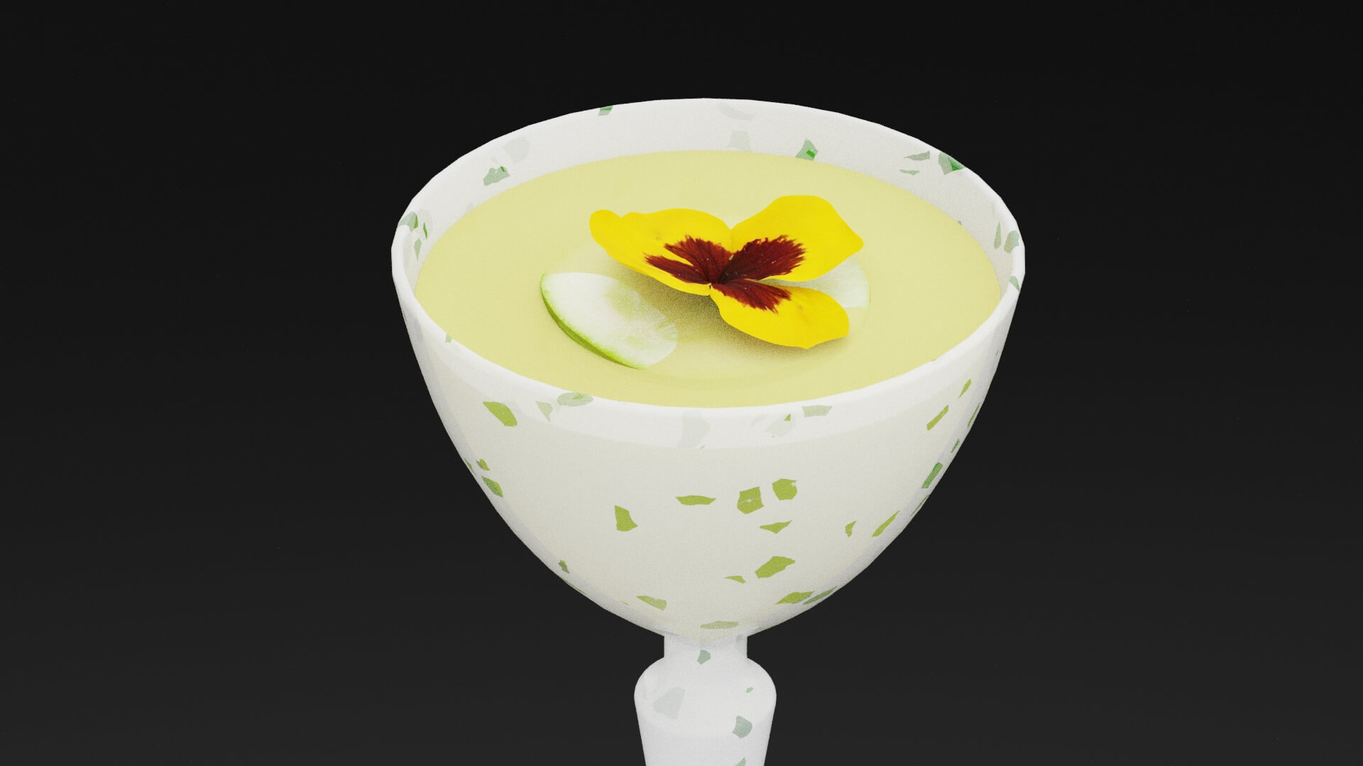 Gin With Cucumber - 3D Model by thedazking