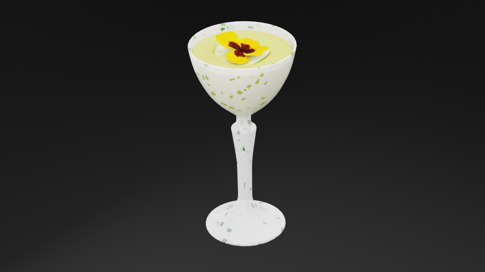 Gin With Cucumber - 3D Model by thedazking
