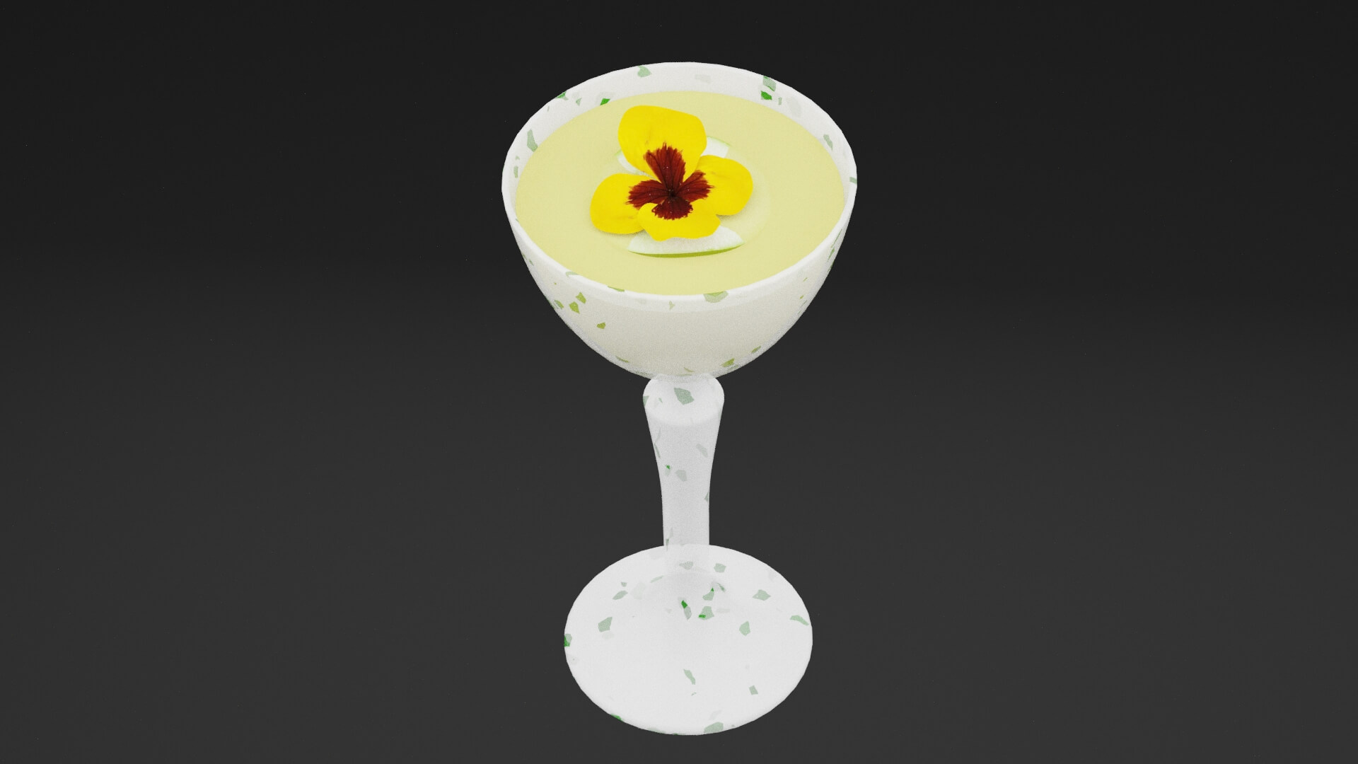 Gin With Cucumber - 3D Model by thedazking