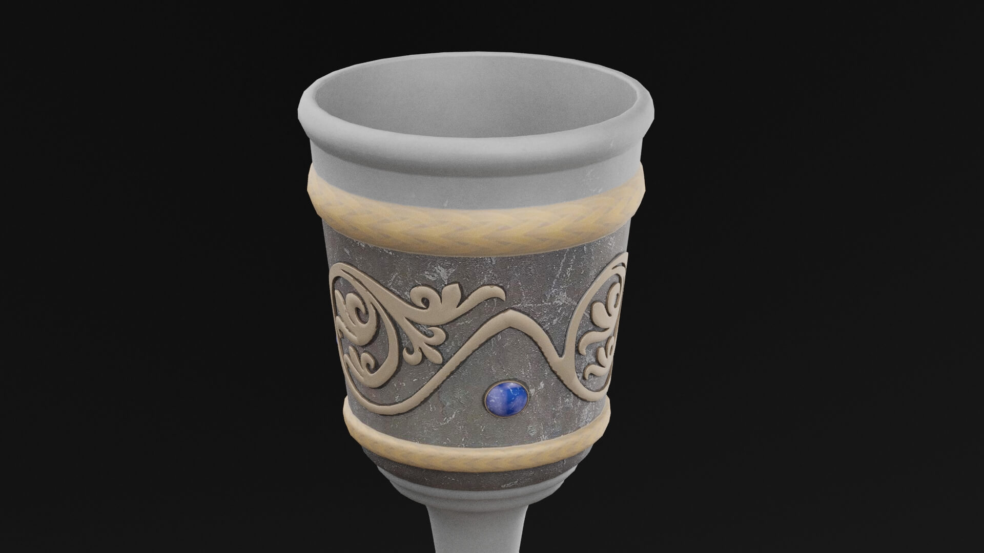 Ornate Goblet - 3D Model by thedazking