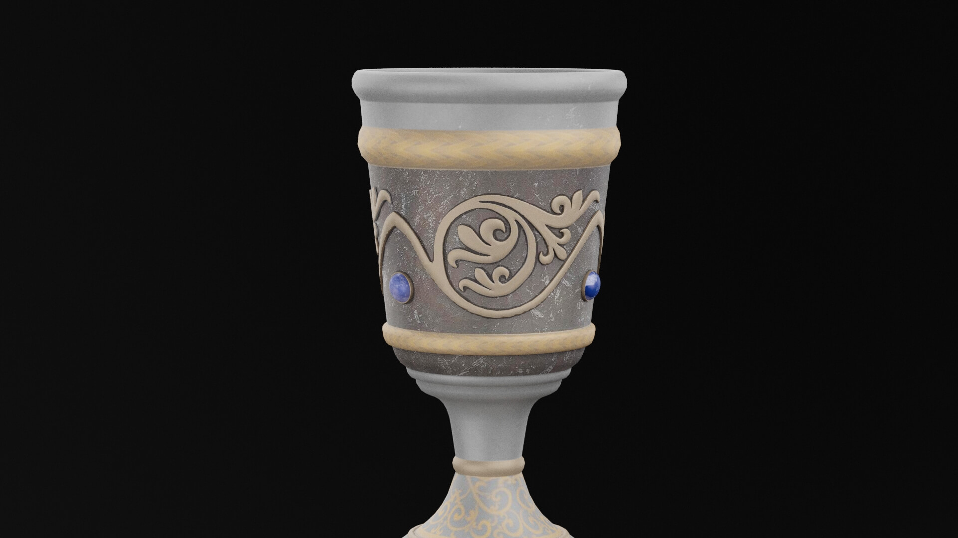 Ornate Goblet - 3D Model by thedazking