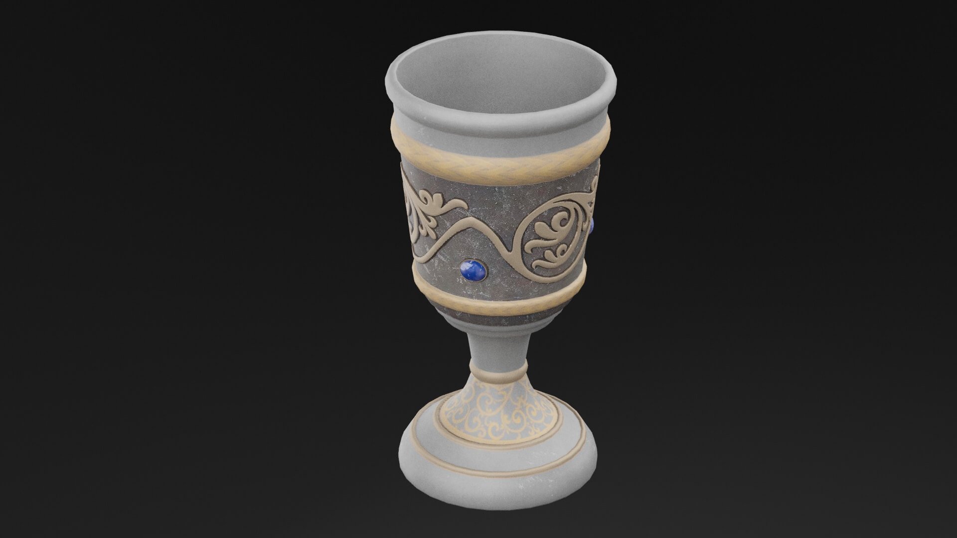 Ornate Goblet - 3D Model by thedazking