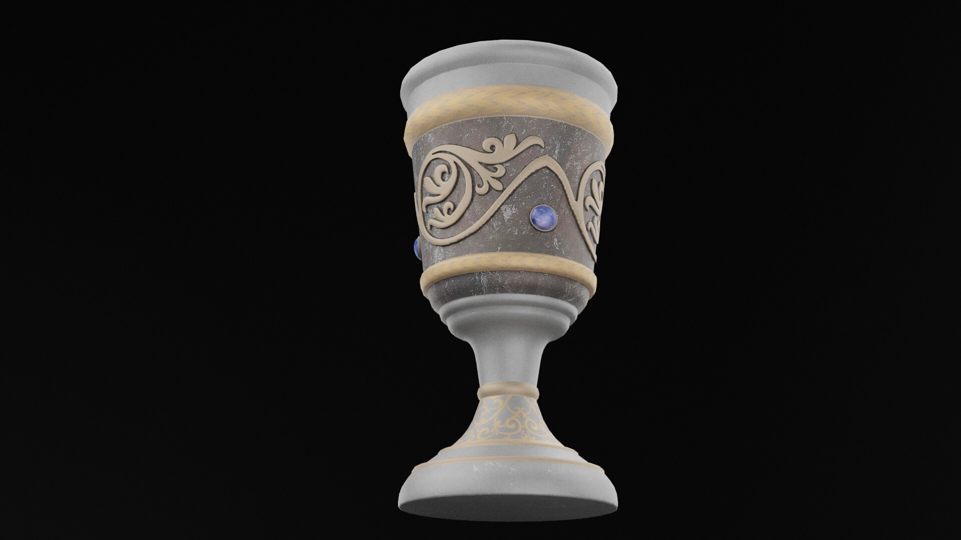 Ornate Goblet - 3D Model by thedazking