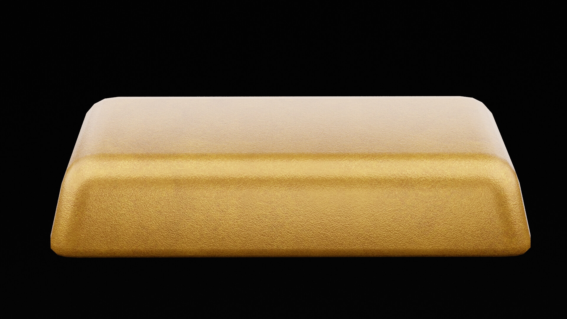 Shiny Gold Ingot - 3D Model by thedazking
