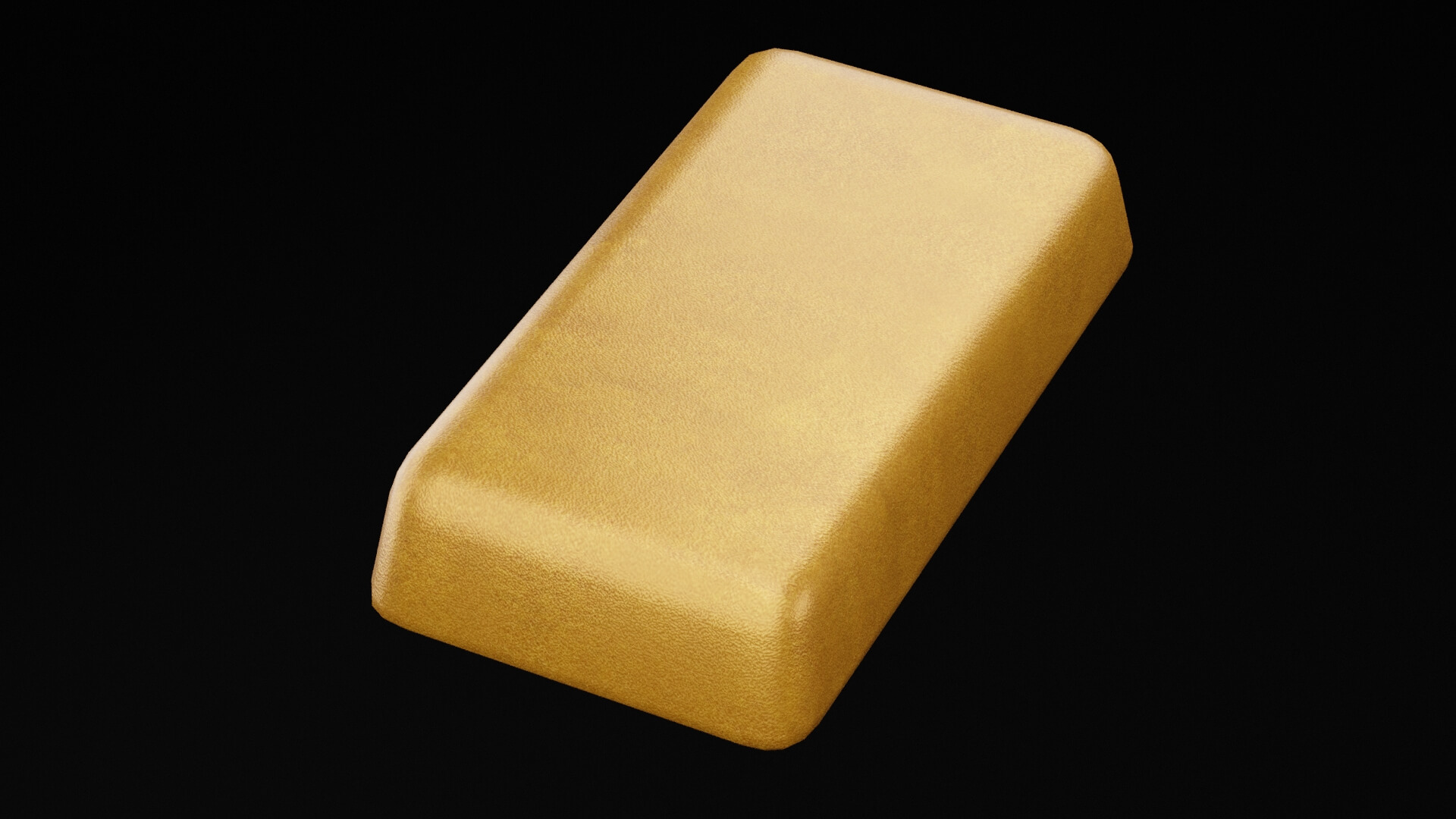 Shiny Gold Ingot - 3D Model by thedazking