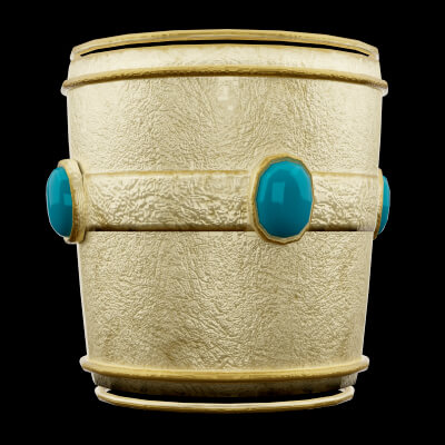 Golden Bracer - 3D Model by thedazking