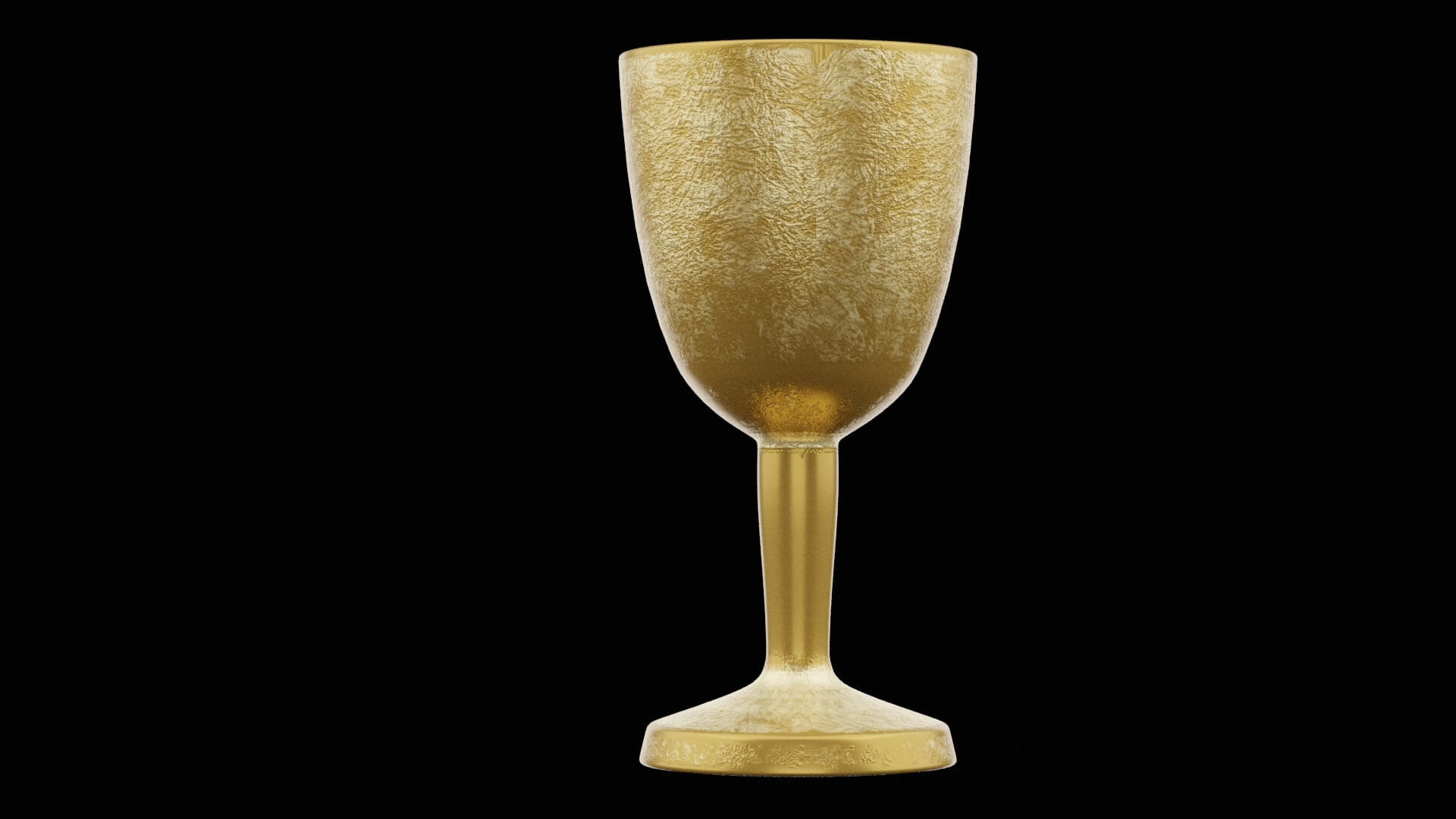 Golden Chalice - 3D Model by thedazking