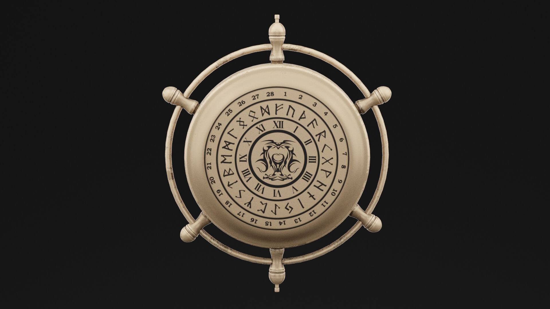 Golden Compass - 3D Model by thedazking