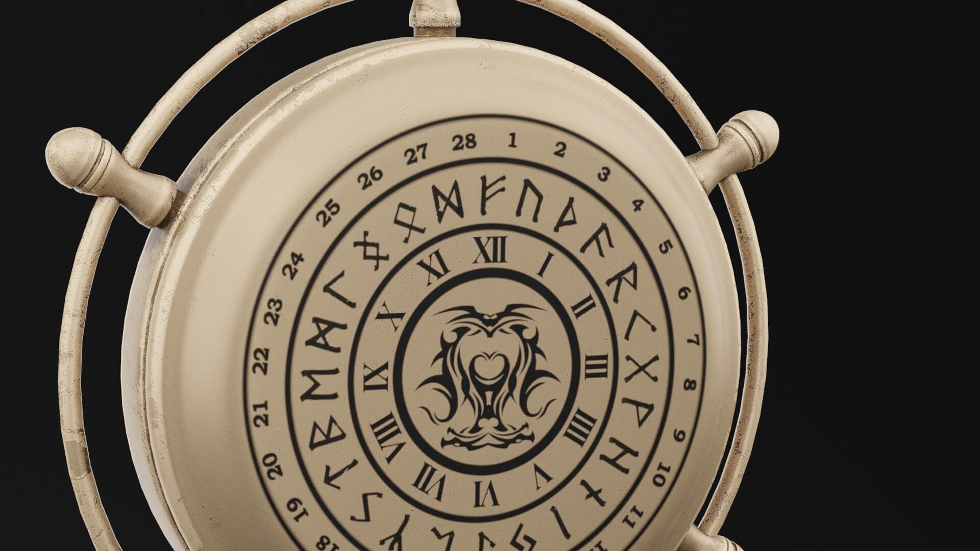 Golden Compass - 3D Model by thedazking