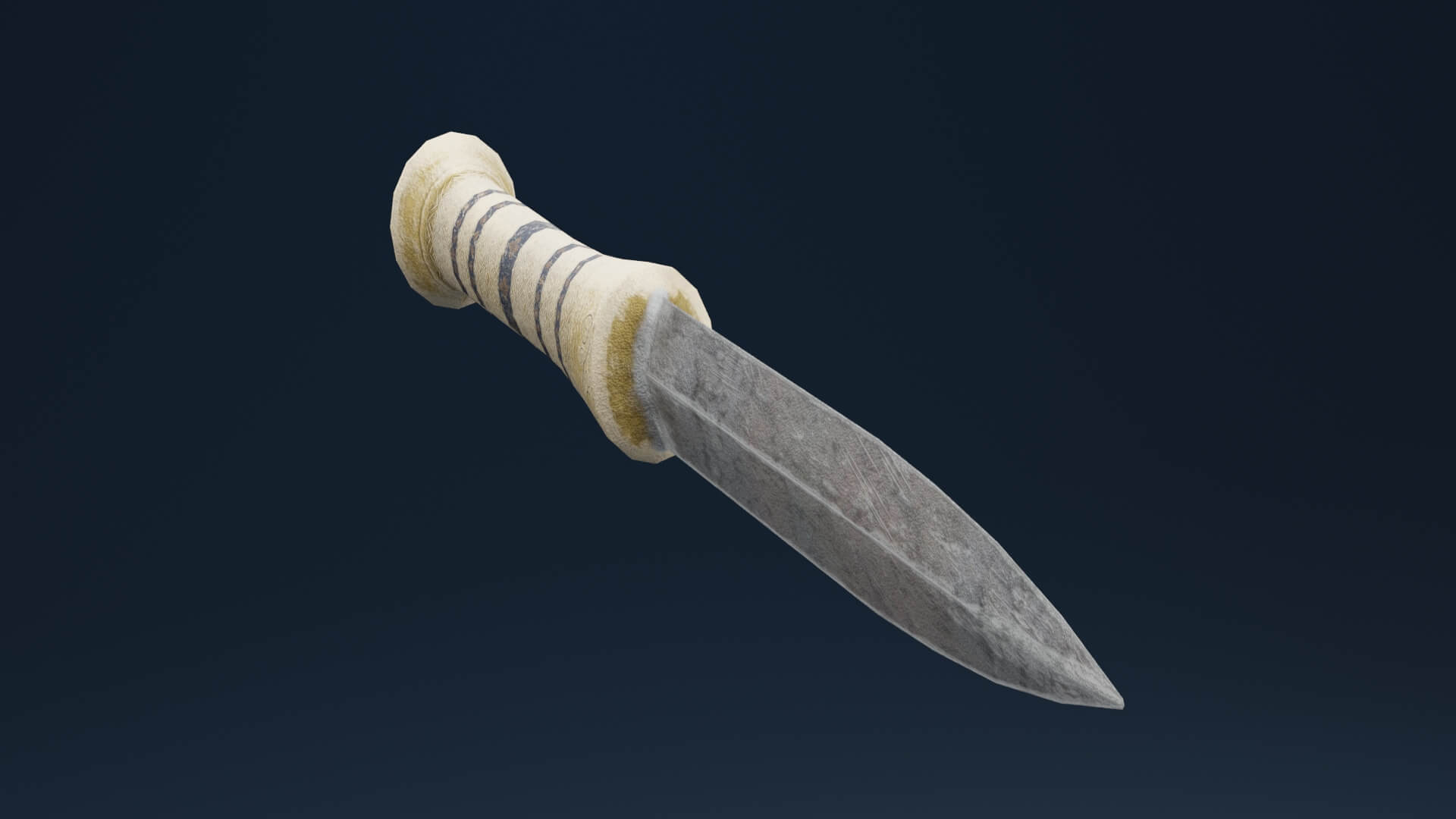 Golden Dagger - 3D Model by thedazking