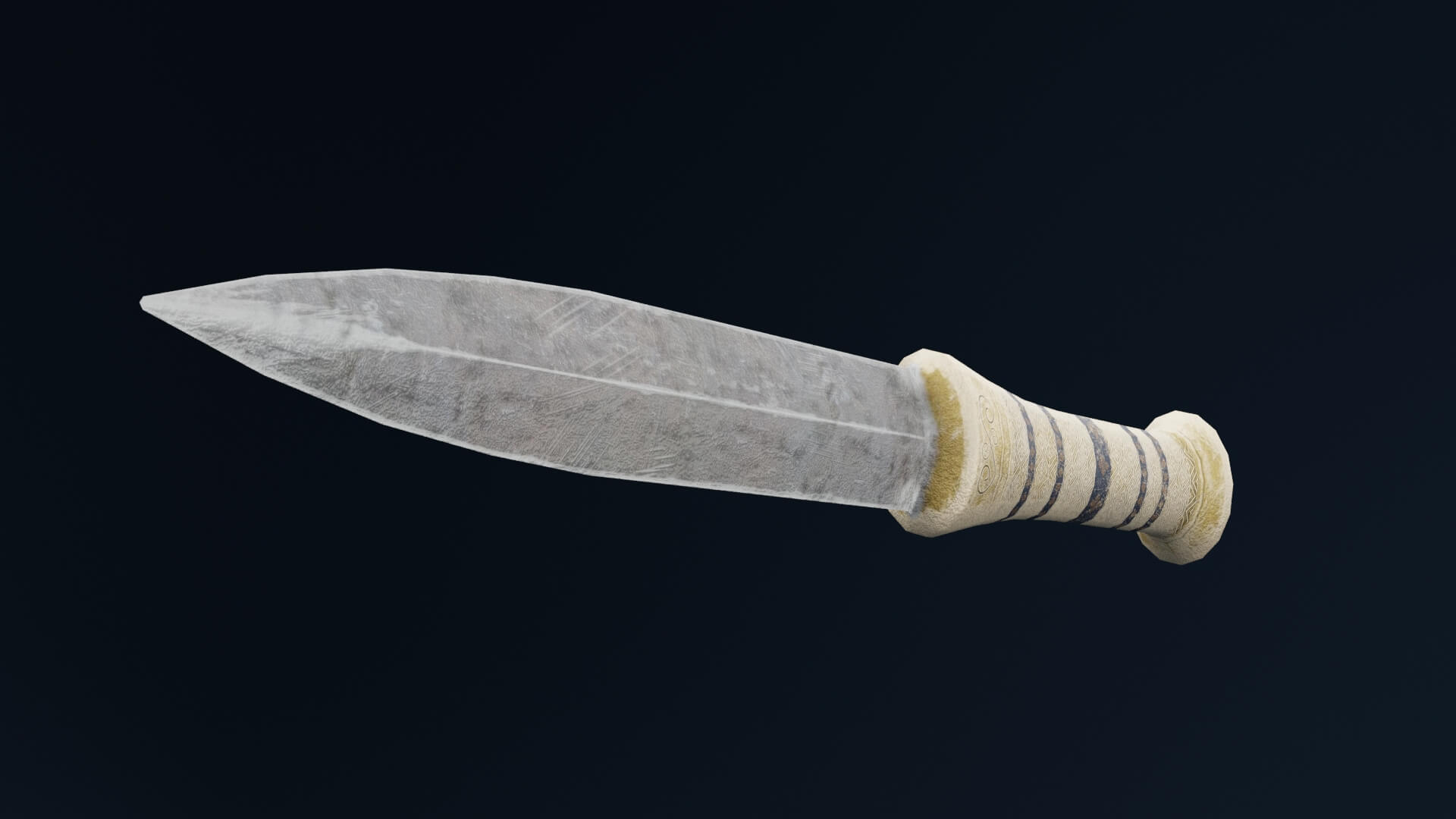 Golden Dagger - 3D Model by thedazking