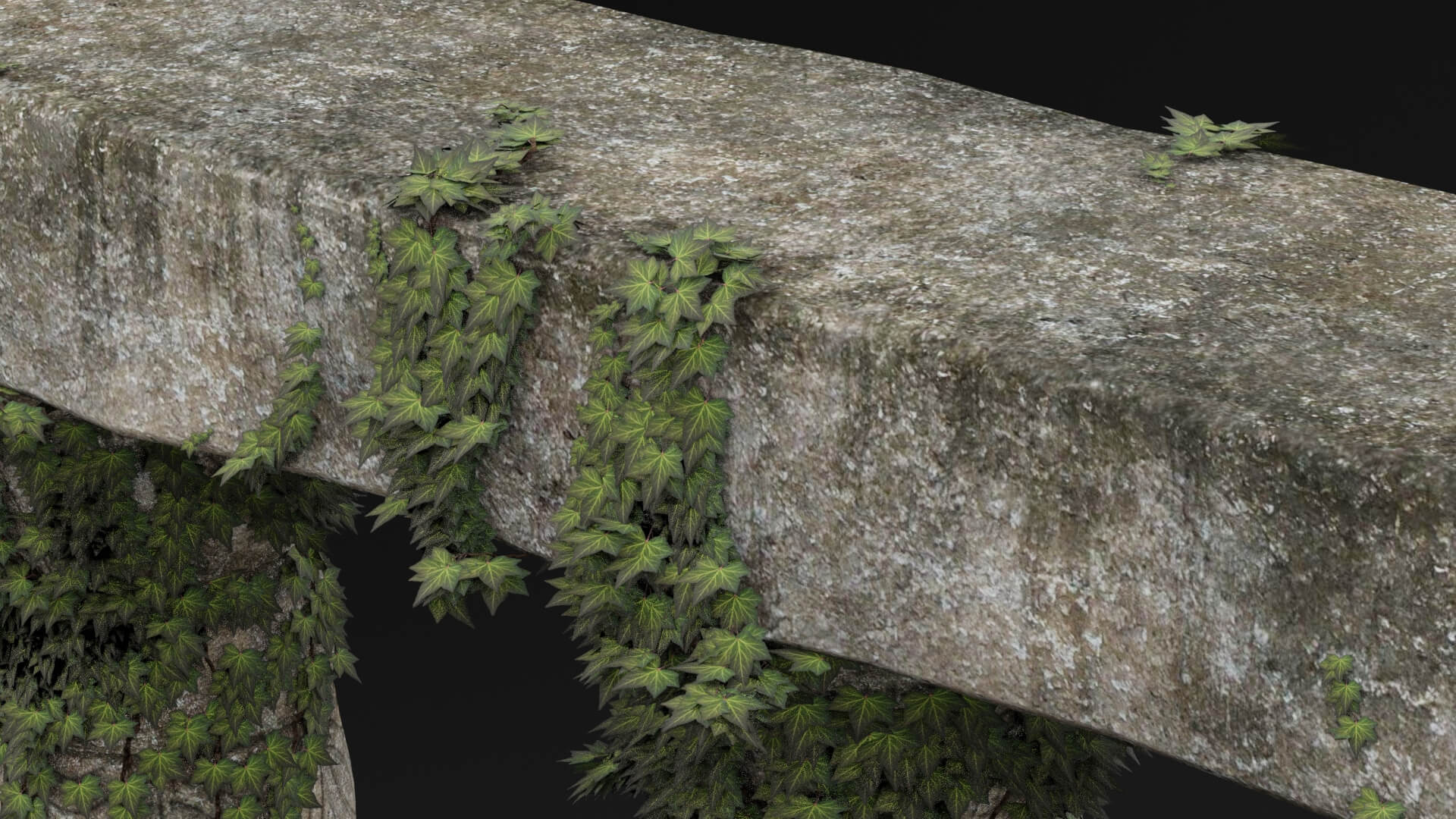 Greek Column Ivy - 3D Model by thedazking