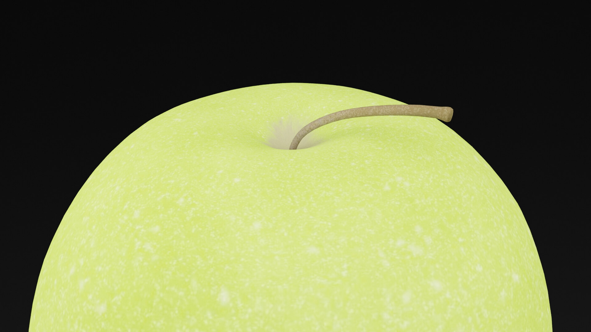 Fresh Green Apple - 3D Model by thedazking