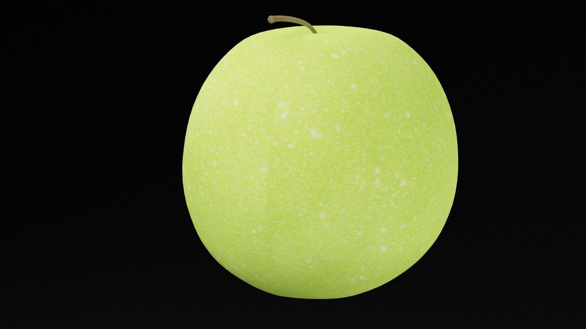 Fresh Green Apple - 3D Model by thedazking