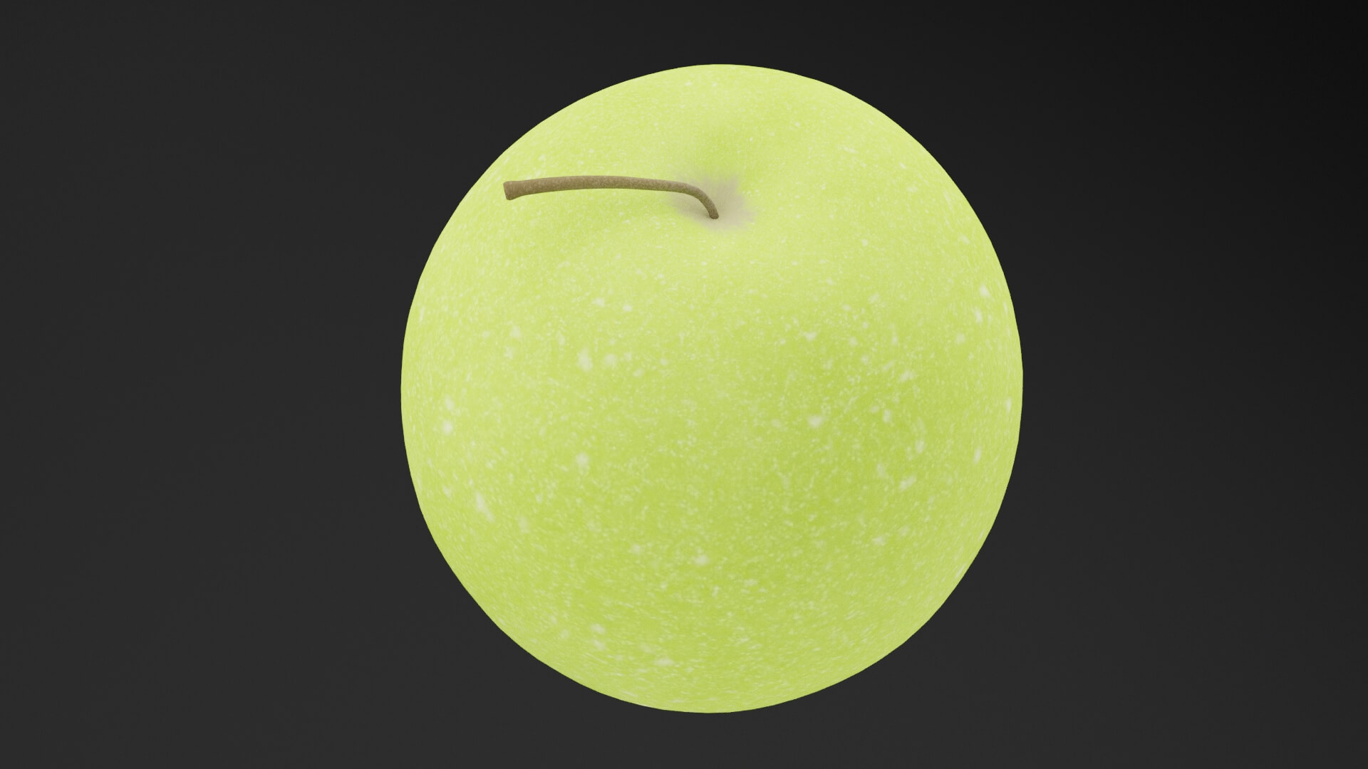 Fresh Green Apple - 3D Model by thedazking