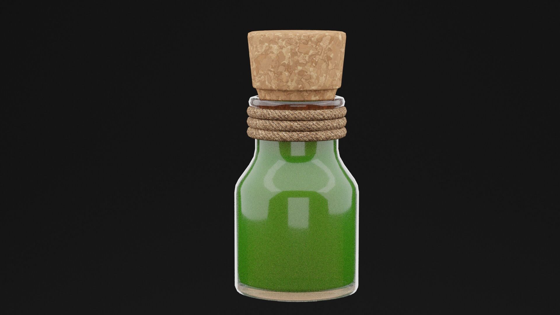 Green Elixir - 3D Model by thedazking